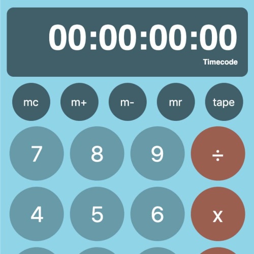 Rob's Timecode Calculator - Pro Filmmaker Apps